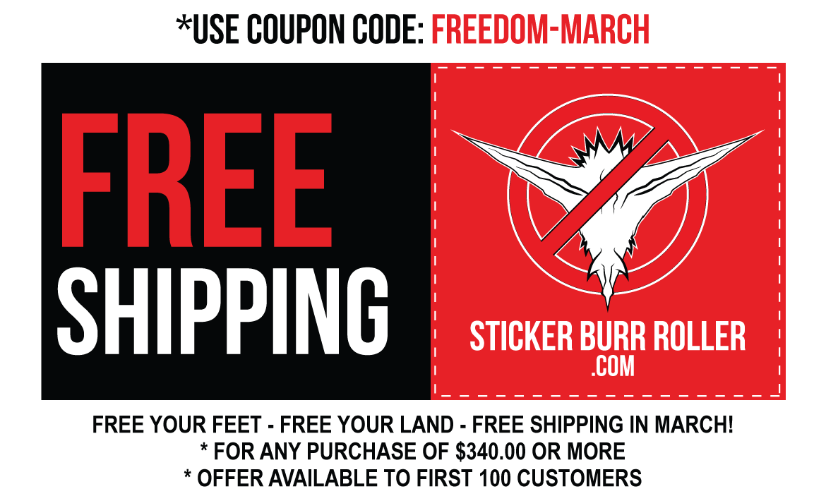 Sticker Burr Roller - Easy Burr Removal for Yards & Pets