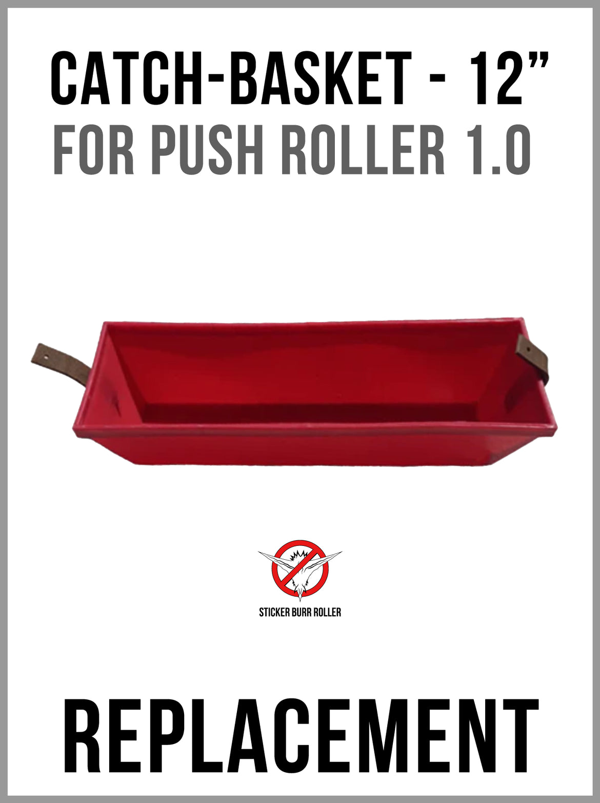 Pull Behind Sticker Burr Roller – Burr & Weed Removal Tool