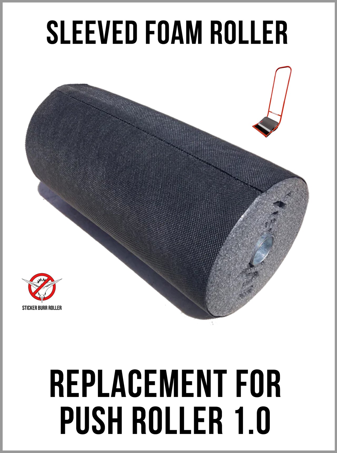 Sleeved Foam Roller for Push Model 1.0 - Easy Burr Removal – Sticker ...